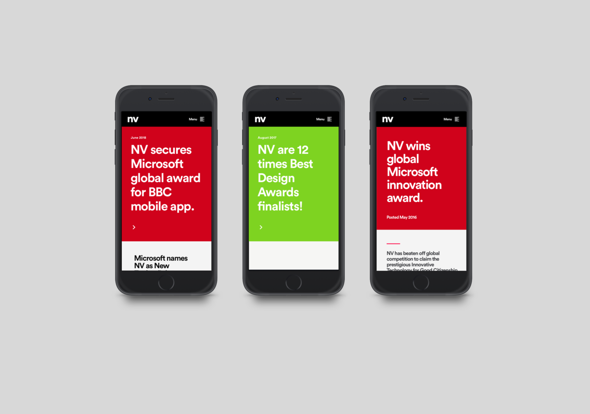 NV Interactive Website | Best Awards